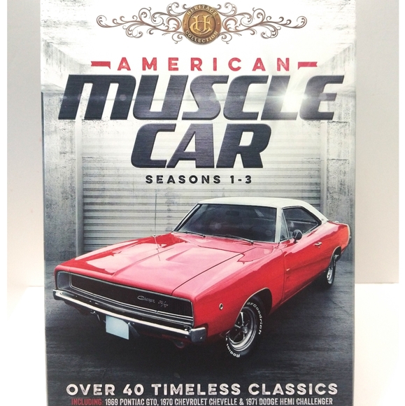 Media | American Muscle Car Seasons 1 3 On 6 Dvds Over 4 Muscle Cars ...